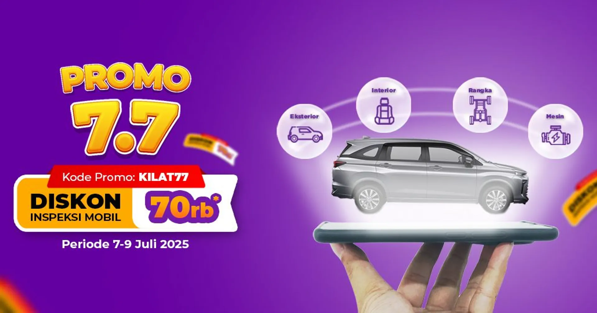 Diskon Inspeksi Mobil Spesial 7.7 di ACV, Periode Terbatas!