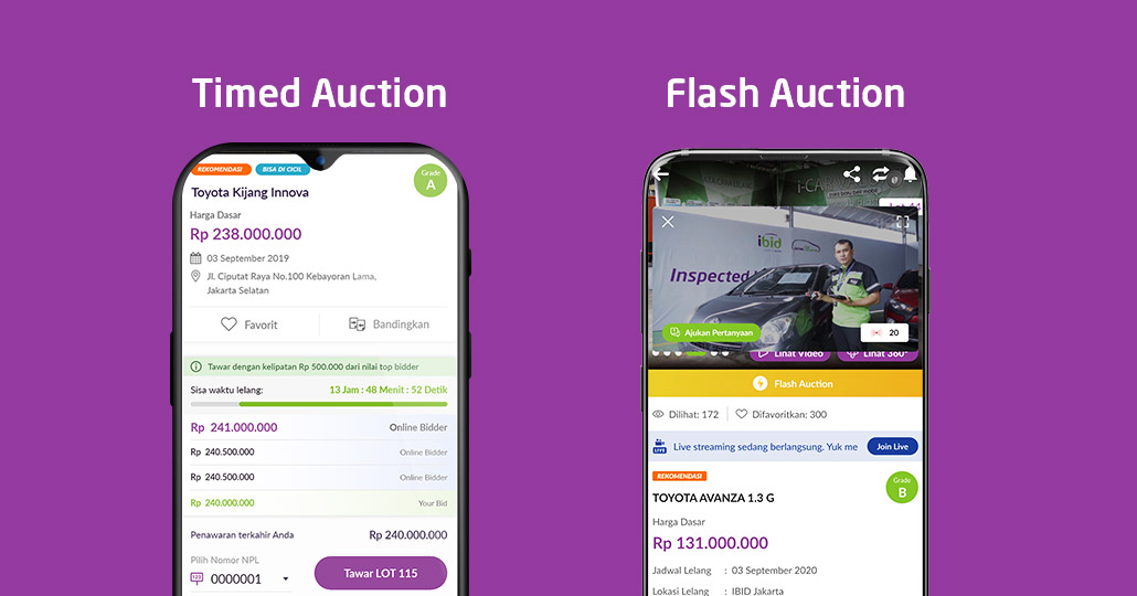Perbedaan Timed Auction dan Flash Auction di IBID