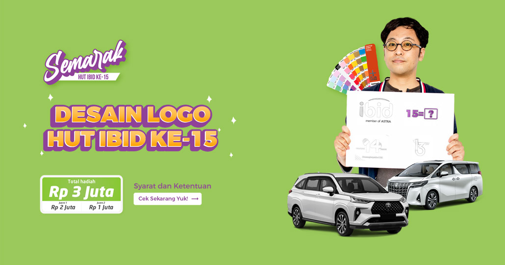 Semarak HUT Ke-15 IBID, Ikut Kontes Logo Berhadiah Menarik!
